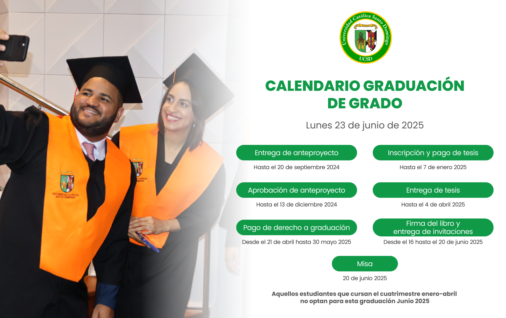 Calendario de Graduación - UCSD