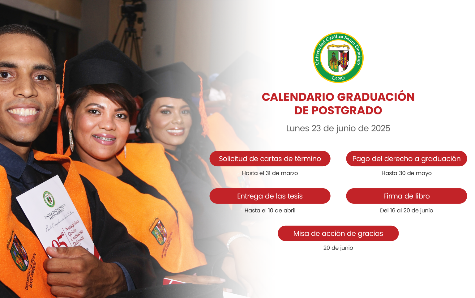 Calendario de Graduación - UCSD